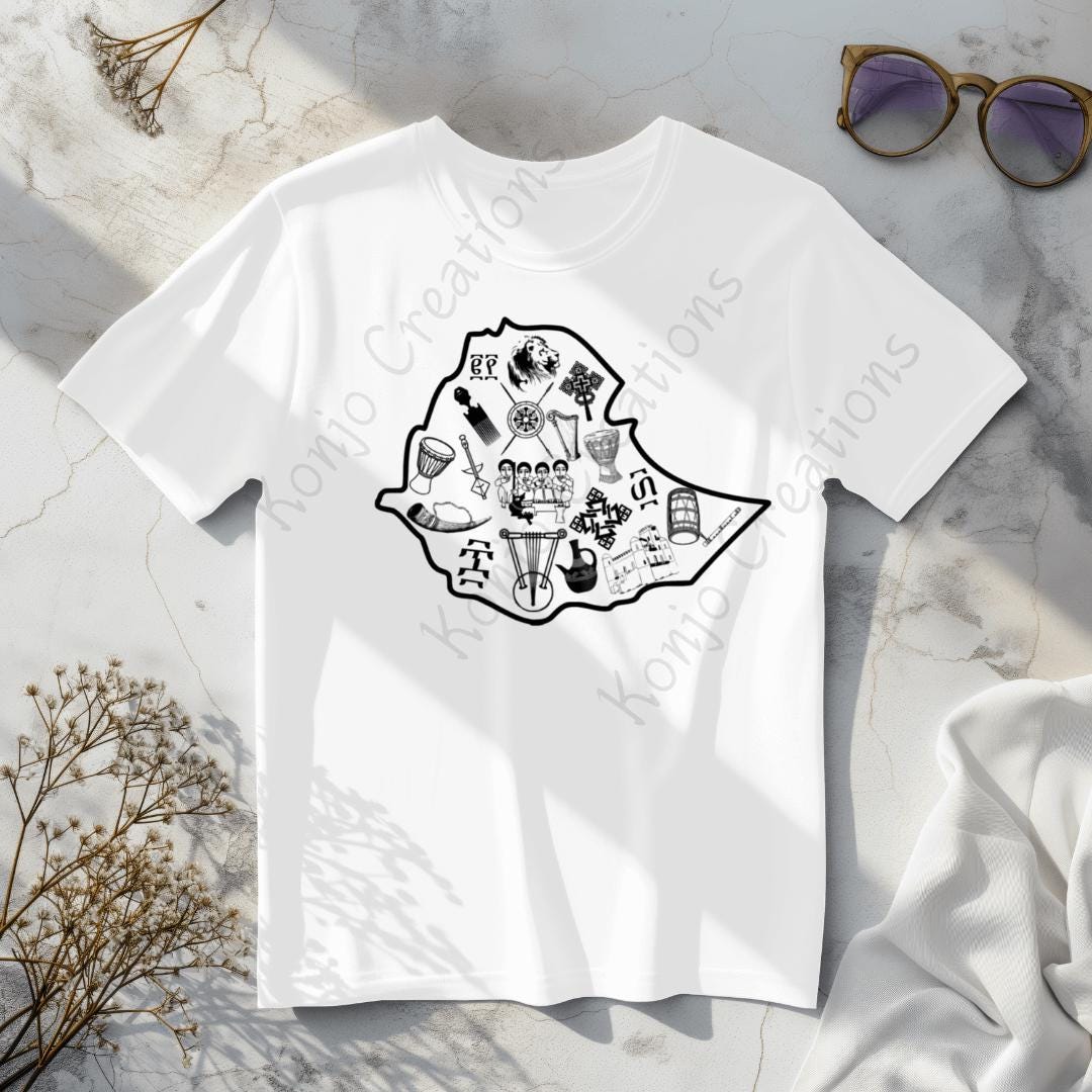 Custom Habesha-inspired Shirt, Celebrate Culture With Unique Designs ...