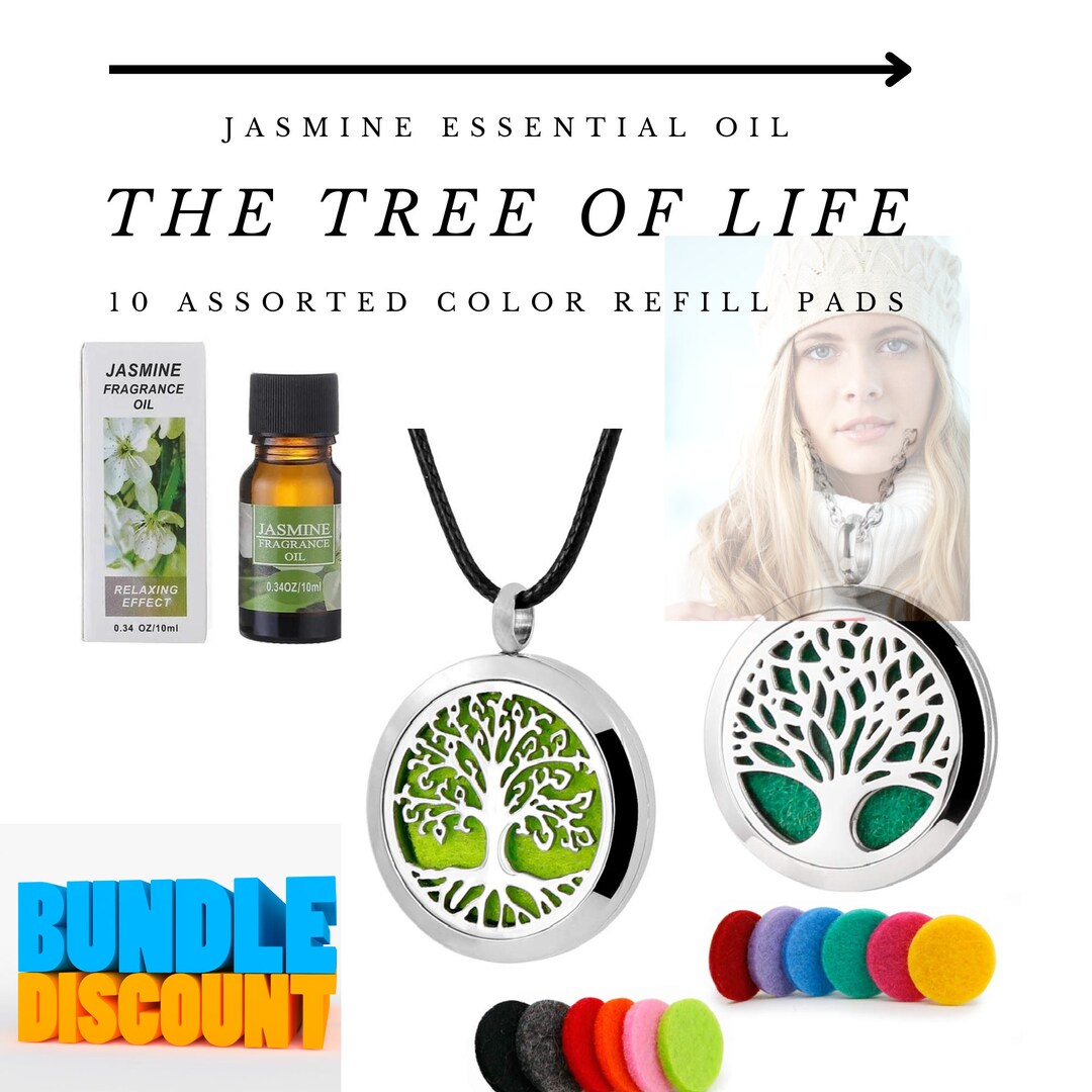 Tree of Life Kit Includes Necklace, 10 Assorted Color Pads and a 10ml ...