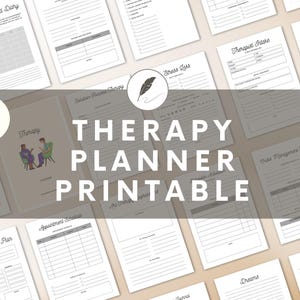 Therapy Planner | 80+ Pages | Therapy Session Planner | Therapist ...