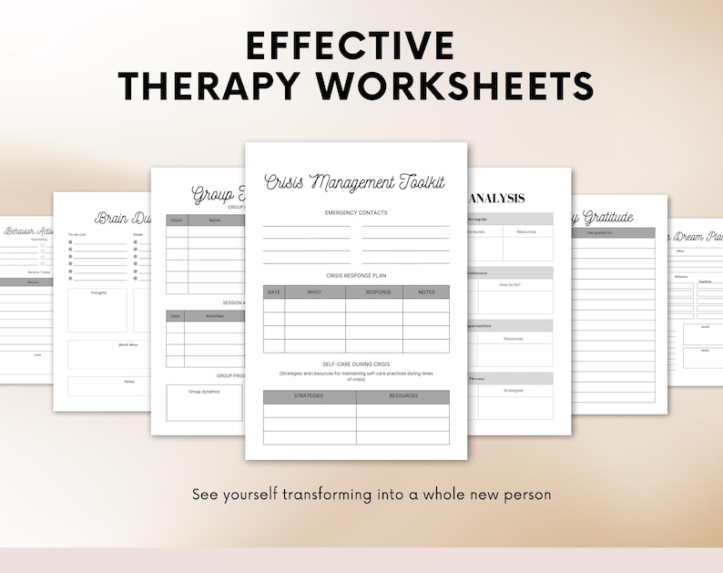 Therapy Planner | 80+ Pages | Therapy Session Planner | Therapist ...