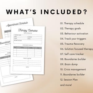 Therapy Planner | 80+ Pages | Therapy Session Planner | Therapist ...