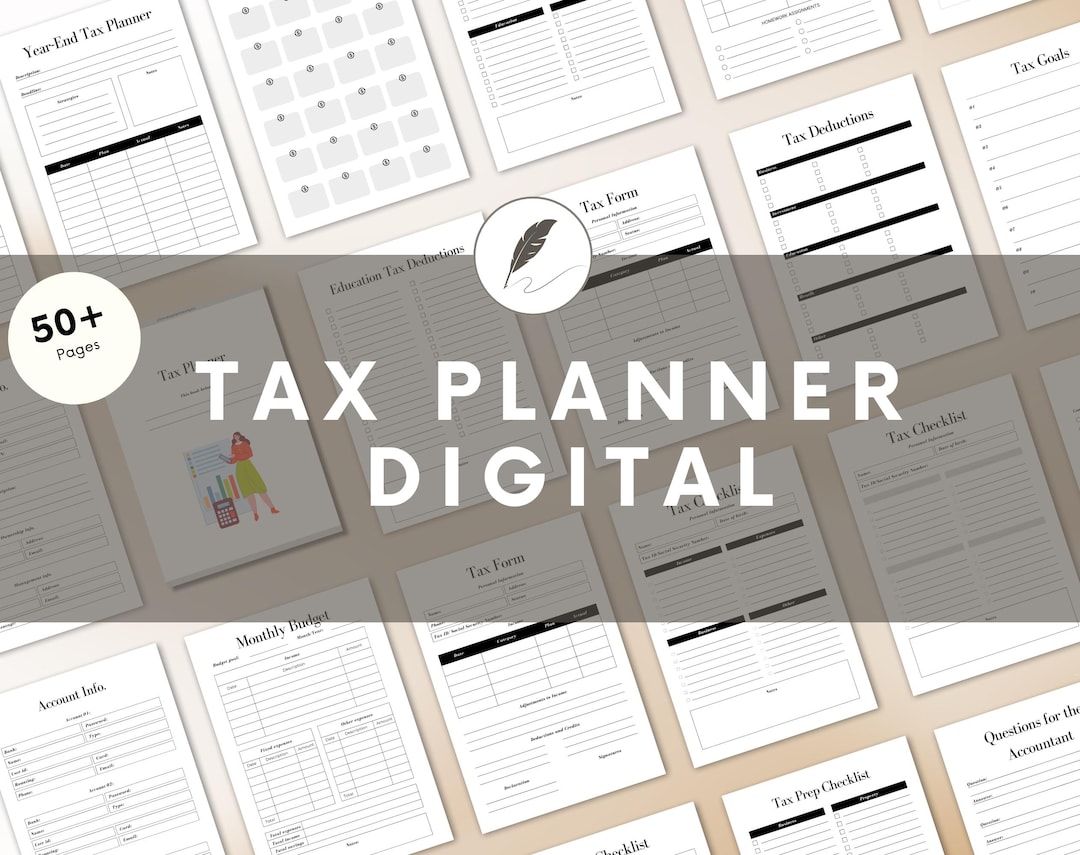 Personal Tax Planner | Tax Organizer | Financial Planner | Tax ...