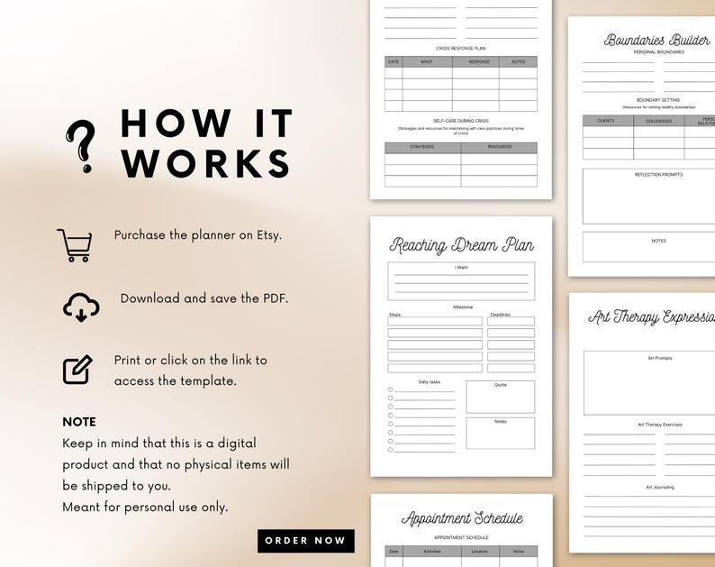 Therapy Planner | 80+ Pages | Therapy Session Planner | Therapist ...