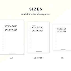 College Student Planner Printable | College Planner | College ...