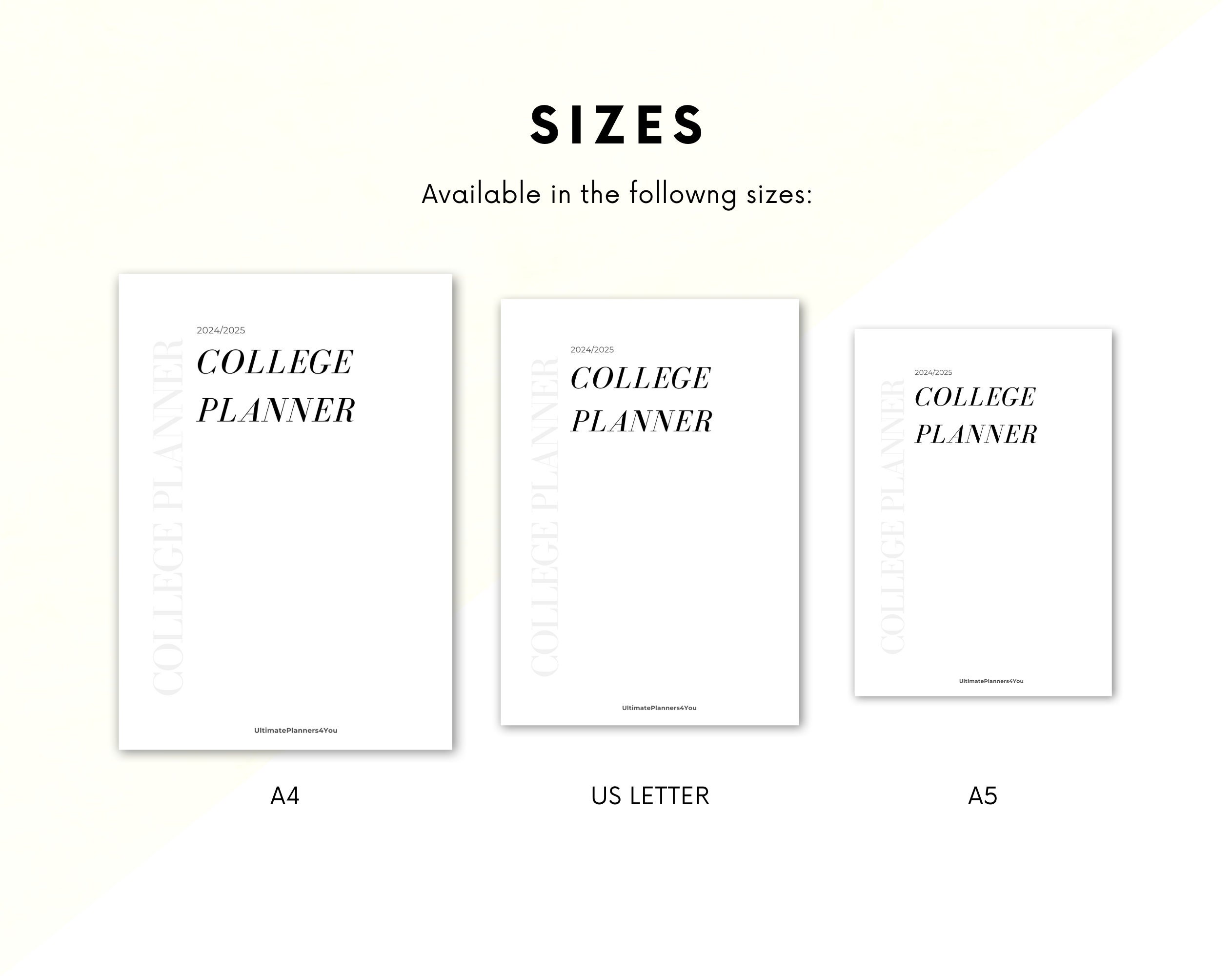 College Student Planner Printable | College Planner | College ...