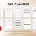 BUNDLE Tax Planner & Budget Planner | Financial Planner | Income and ...