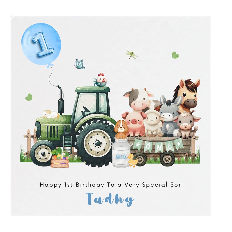 Tractor 1st Birthday - Etsy
