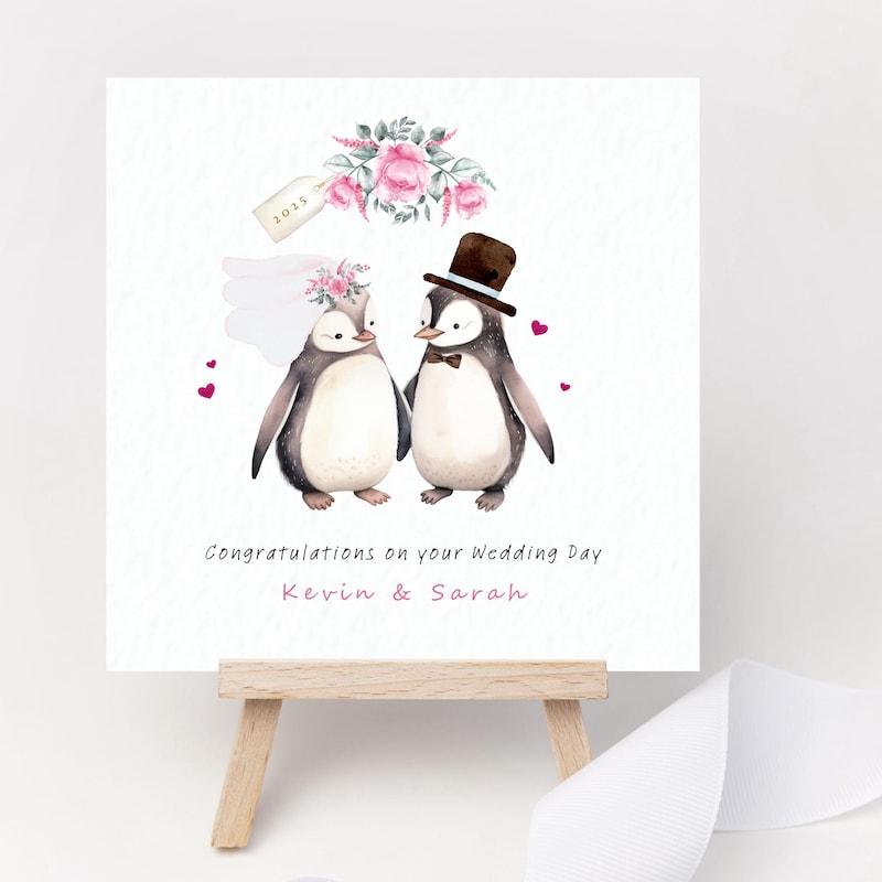 Penguin Wedding - Etsy