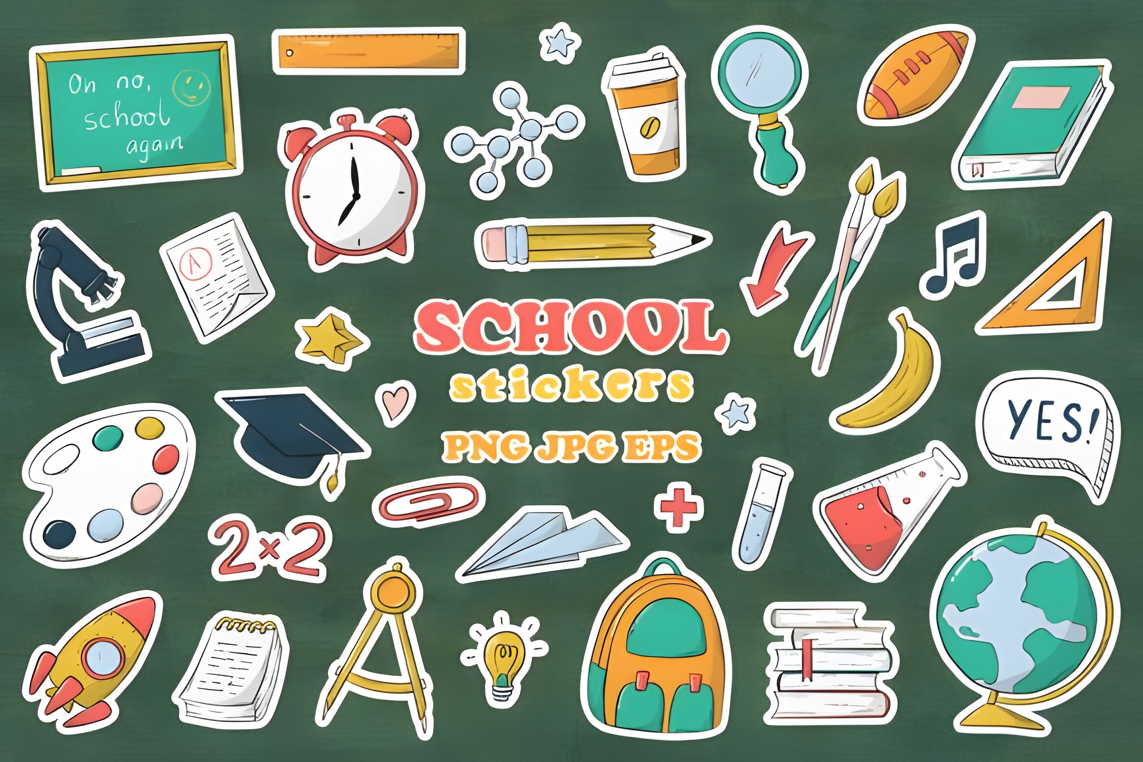 School Kids SVG Bundle School Kids Doodles Kawaii SVG School Kids ...