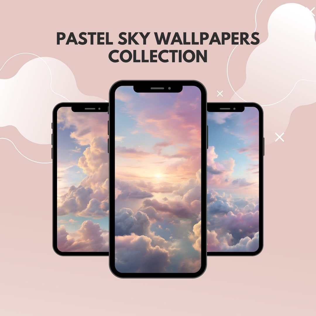 Pastel Color Sky Phone Wallpapers Set, 4k Resolution, Smartphone ...