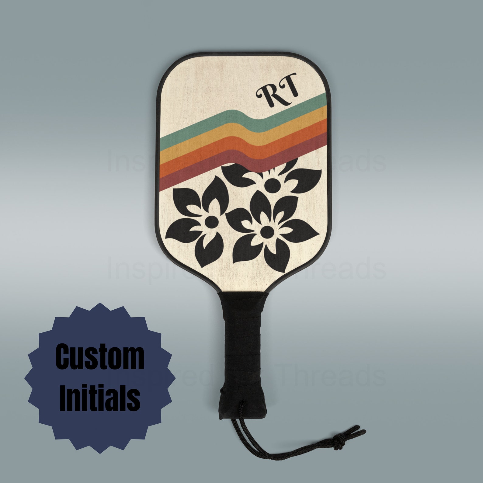 Personalized Initials Pickleball Paddle Set, Customized Pickleball Kit ...