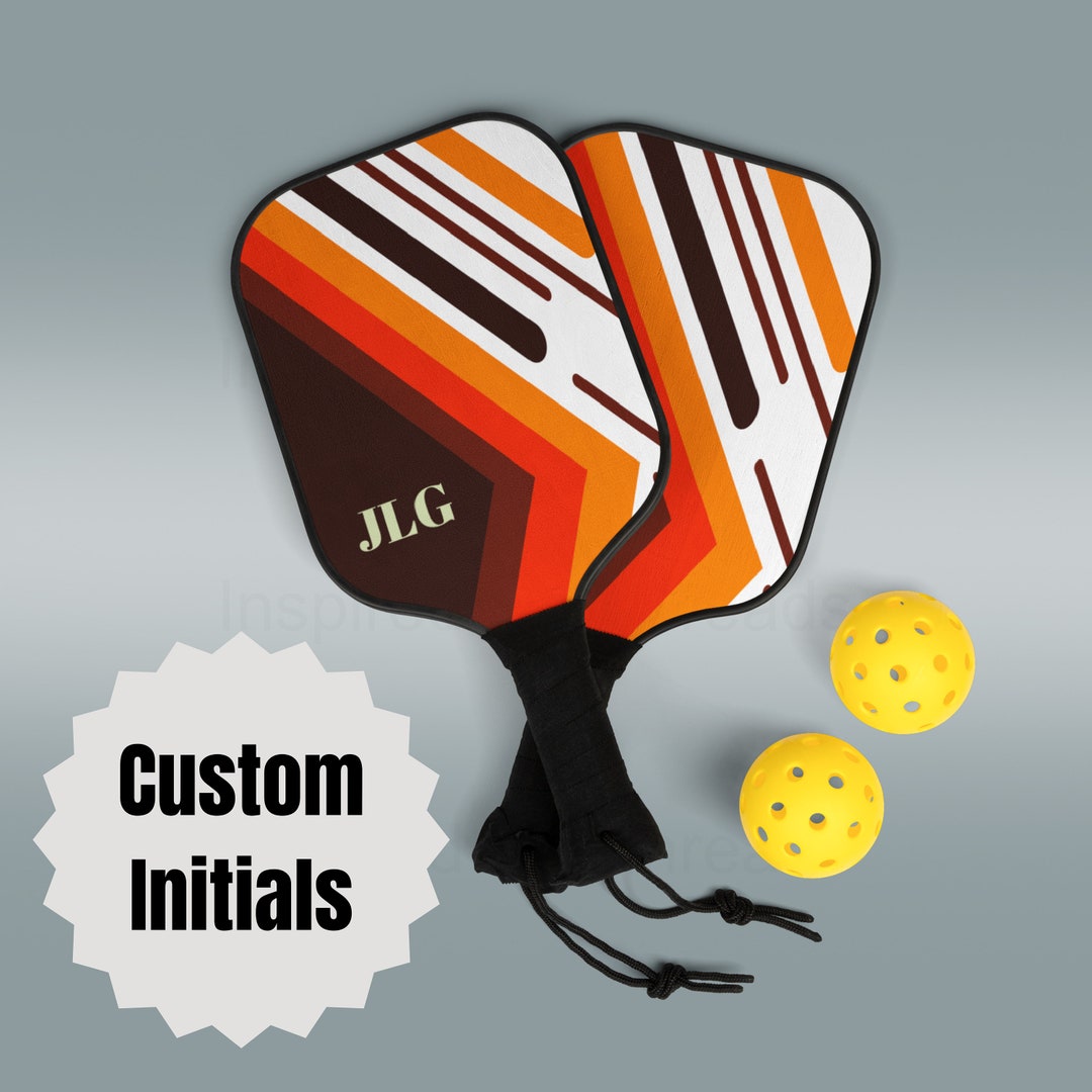 Personalized Pickleball Paddle Set, Customized Pickleball Kit, Custom ...