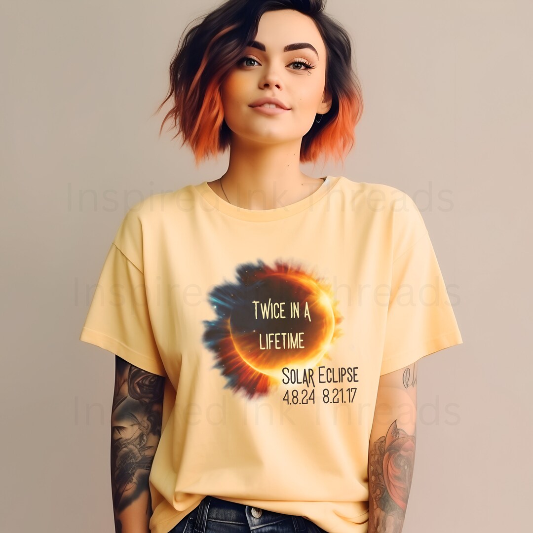 Totality Solar Eclipse T-shirt, Solar Eclipse Tee, April 8th Total ...