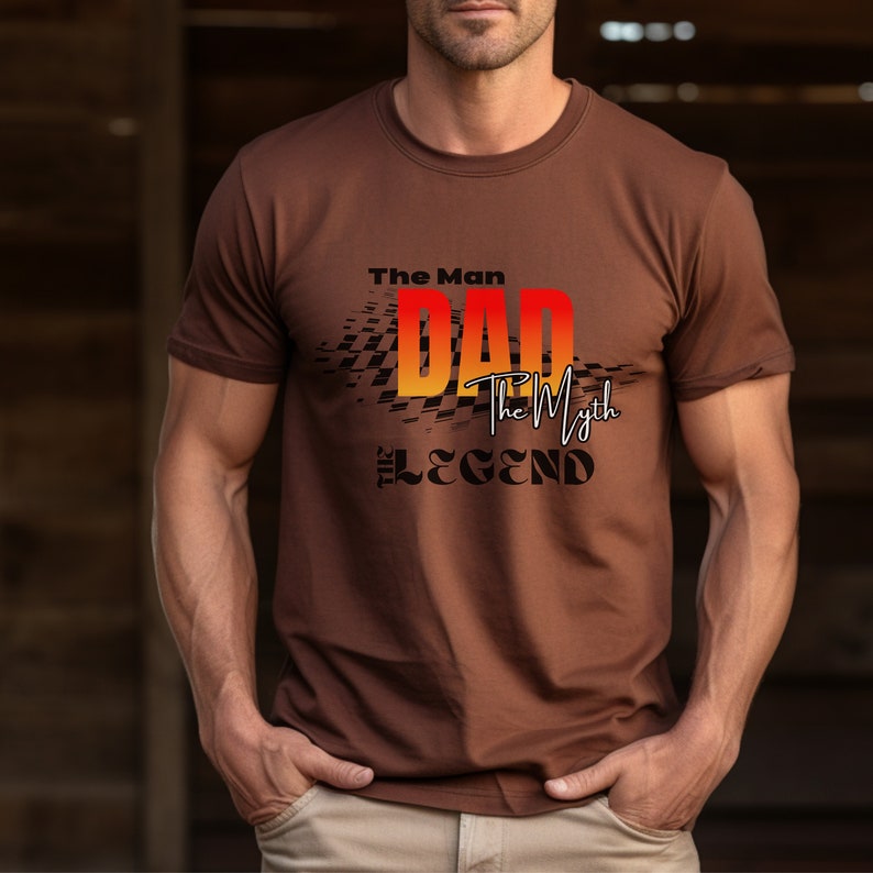 Checkered Dad T-shirt, Daddy Shirt, Father's Day Tshirt, Dad the Man ...