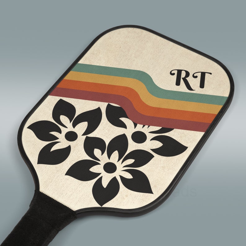 Personalized Initials Pickleball Paddle Set, Customized Pickleball Kit ...