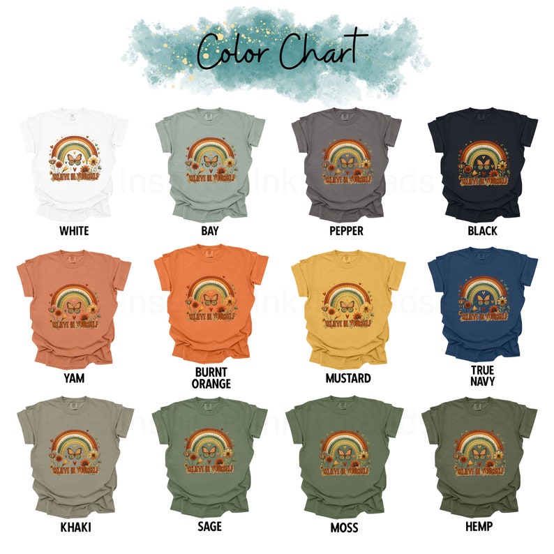 Believe in Yourself Shirt, Boho Inspirational Shirt, Encouragement Gift ...