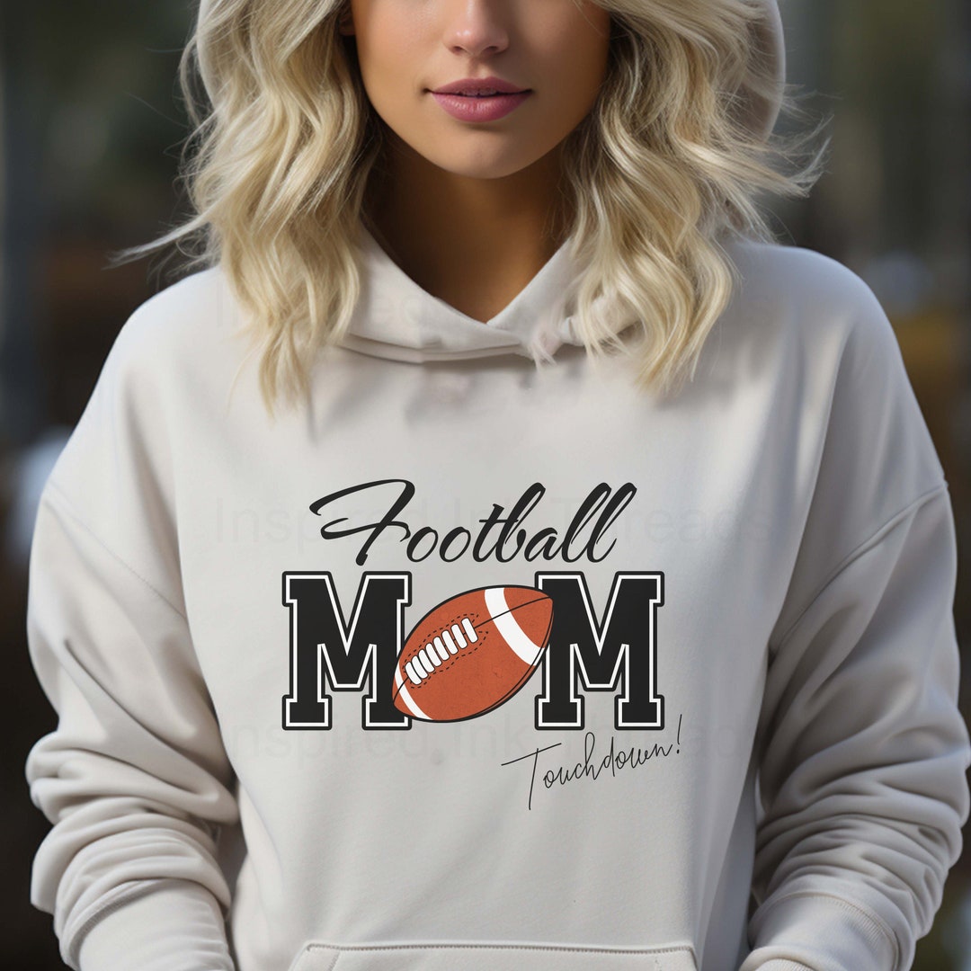 Football Mom Hoodie, Game Day Mom Sweatshirt, Team Mom Sweatshirt, Fall ...