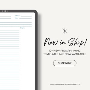 Coding/programmingtemplate Digital Notebook Light & Dark Theme, for ...