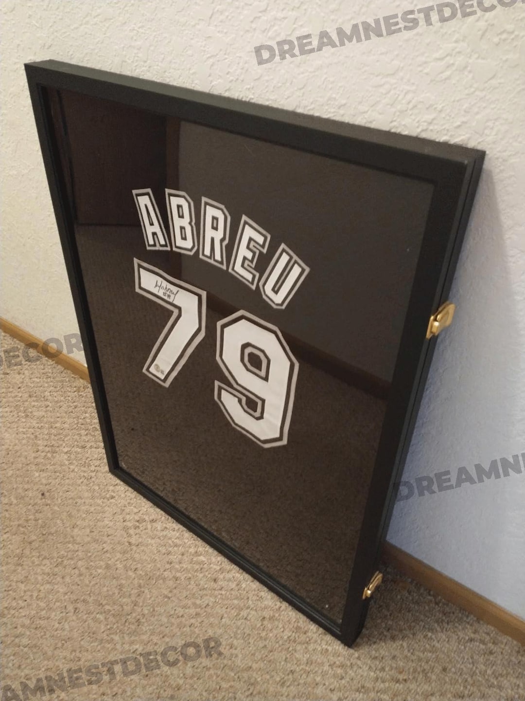 Wooden Jersey Frame Display Case | Wood Shadow Box | Baseball Jersey ...