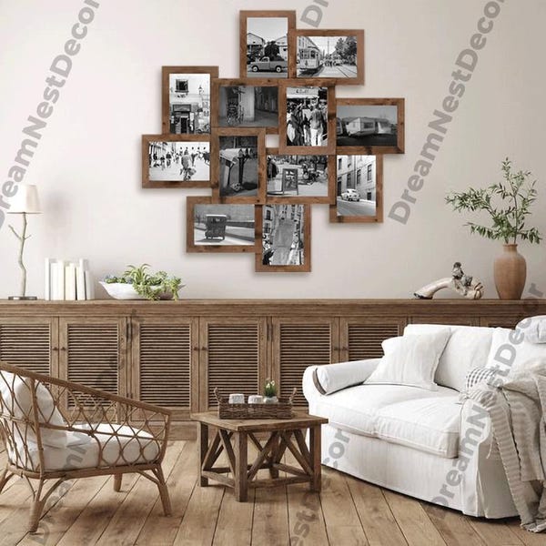 Wooden Photo Collage - Etsy