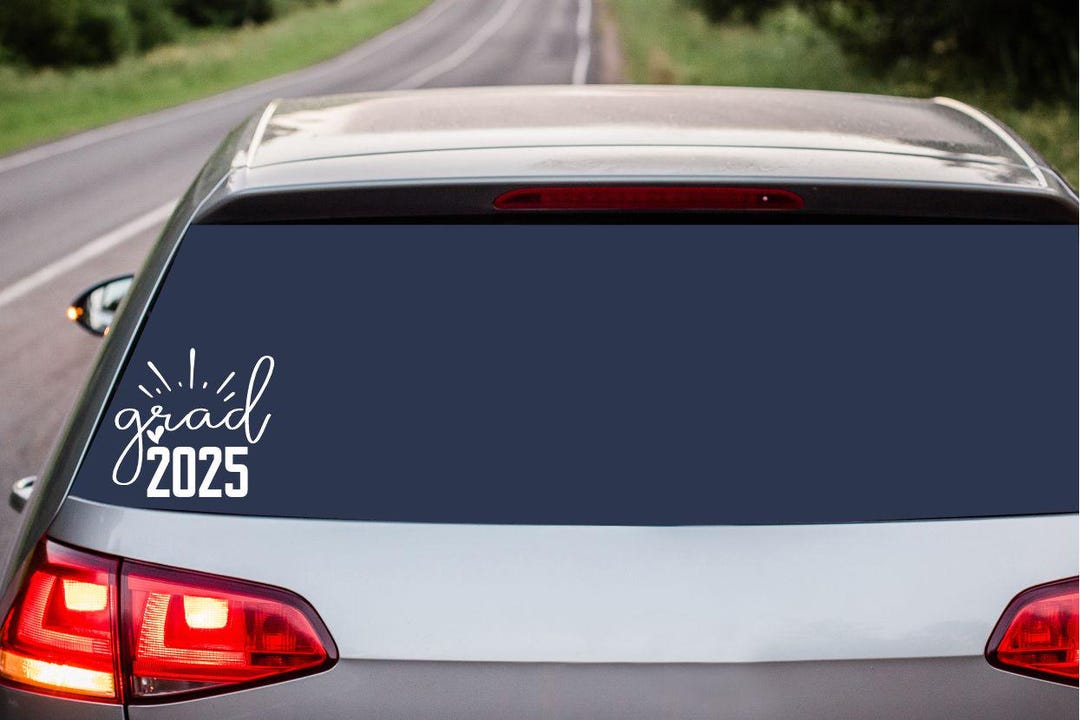 Senior Year Sticker, Senior 2025 Vinyl Decal, Class of 2025 Decal ...