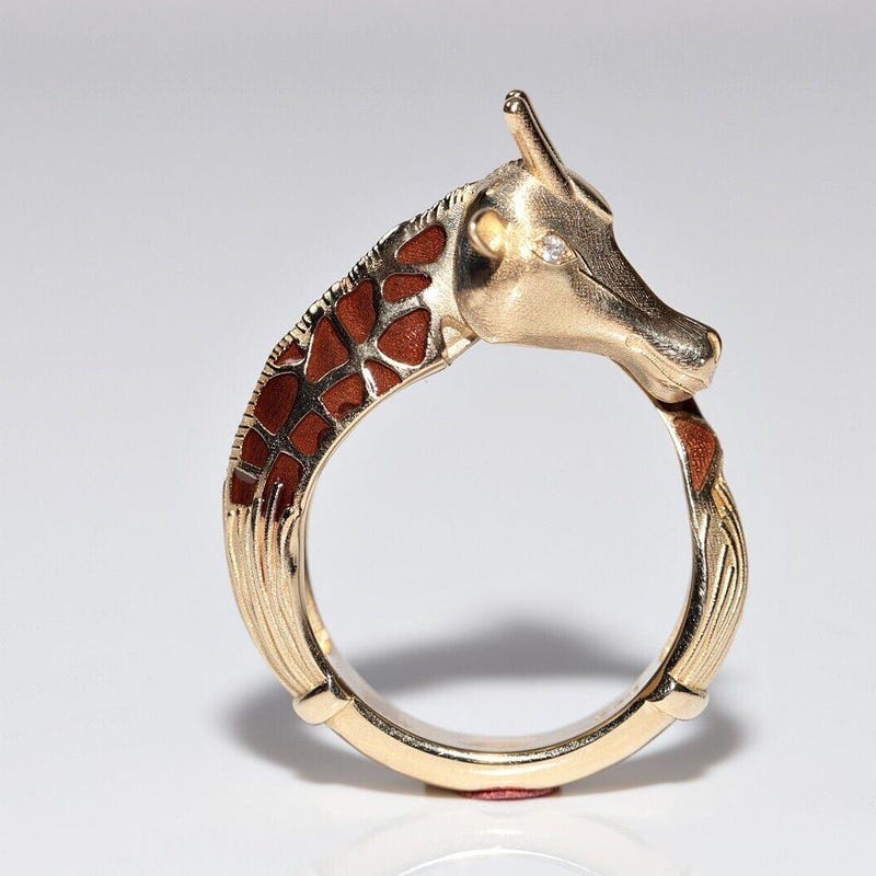 Giraffe Ring - Etsy