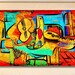 Pablo Picasso Musical Instruments Poster Canvas Wall Art,pablo Picasso ...