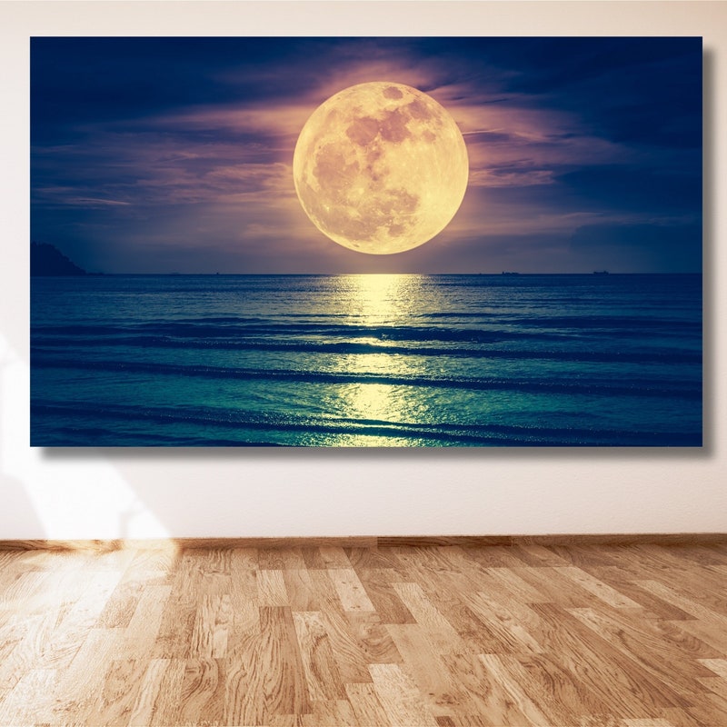 Full Moon Art - Etsy