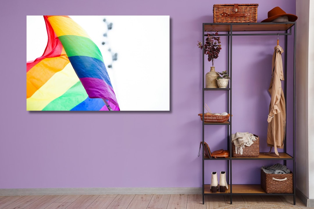 Pride Flag Wall Decor,pride Poster,lgbtq+ Pride Wall Art,rainbow Flag ...