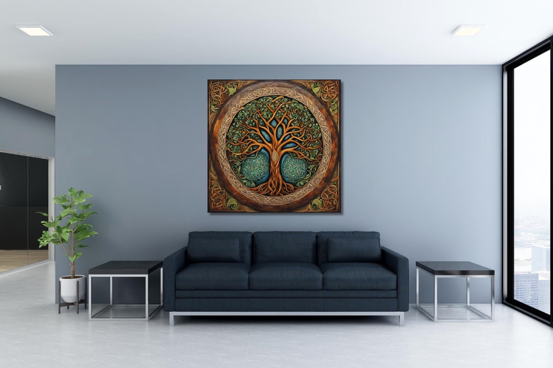 Tree of Life Wall Art,tree Wall Decor, Modern Inspiring Poster,ready to ...