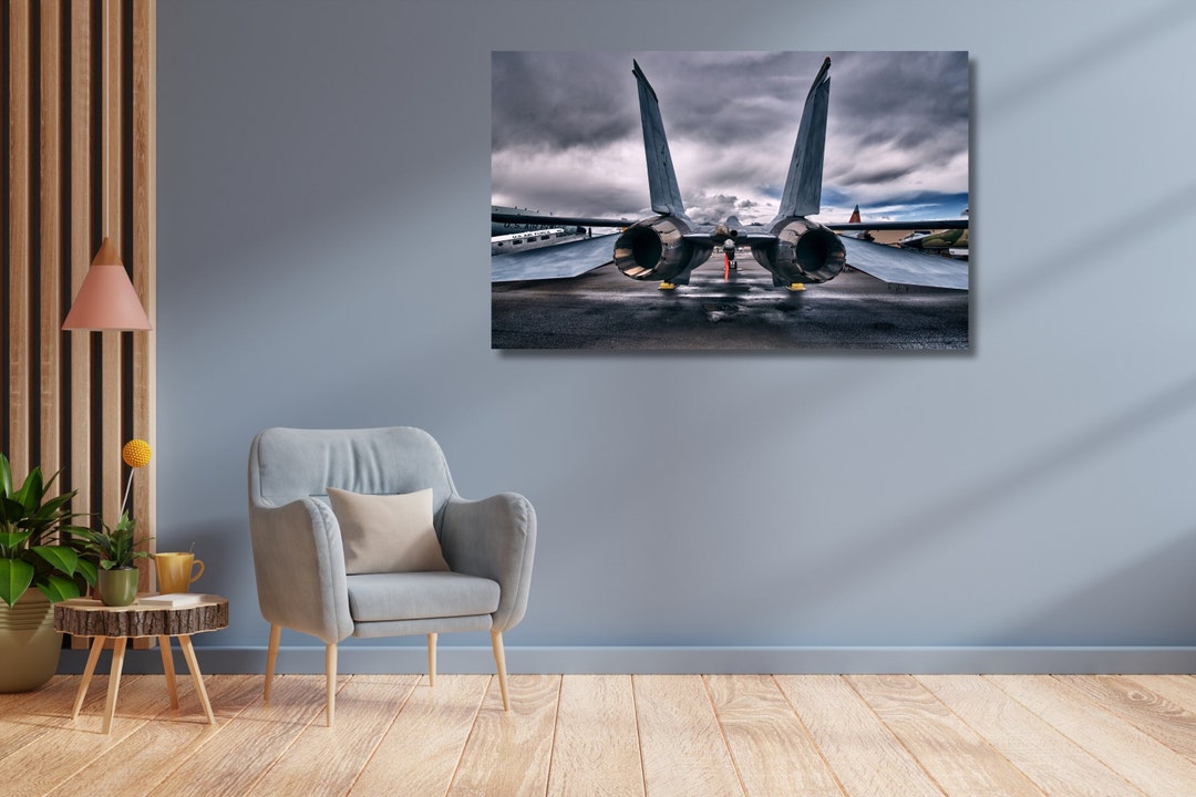 F 16 Engine Canvas Wall Art,war Plane Canvas,military Aviation Canvas ...