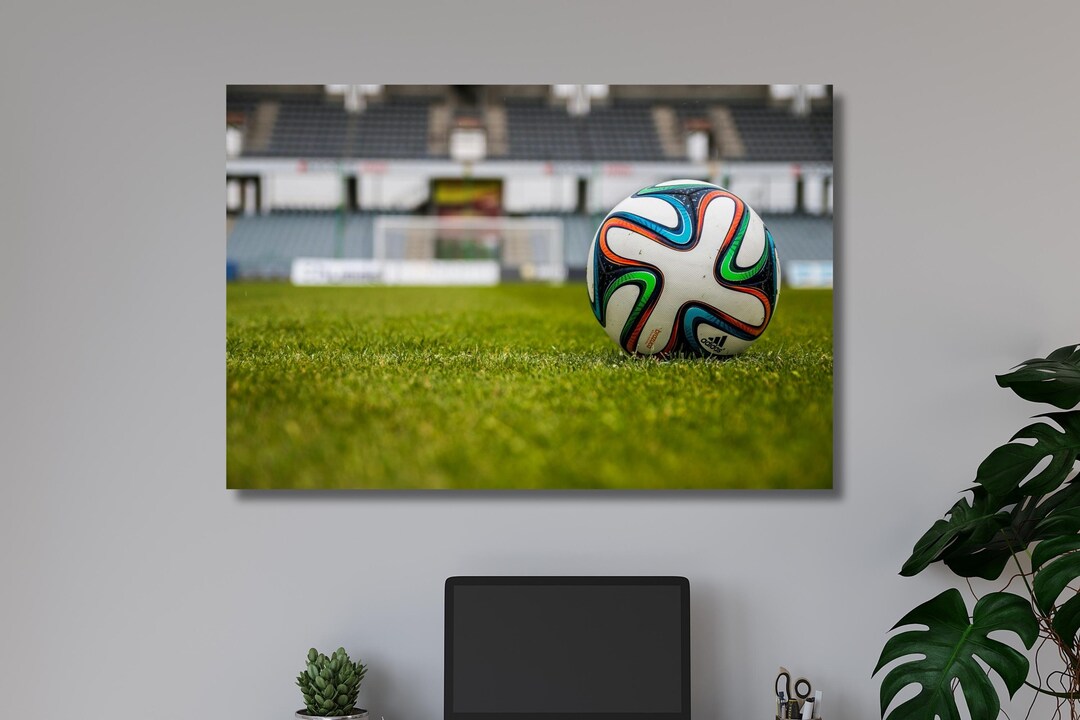 Football Poster,soccer Ball Canvas Wall Art,man Cave Wall Decor,sport ...