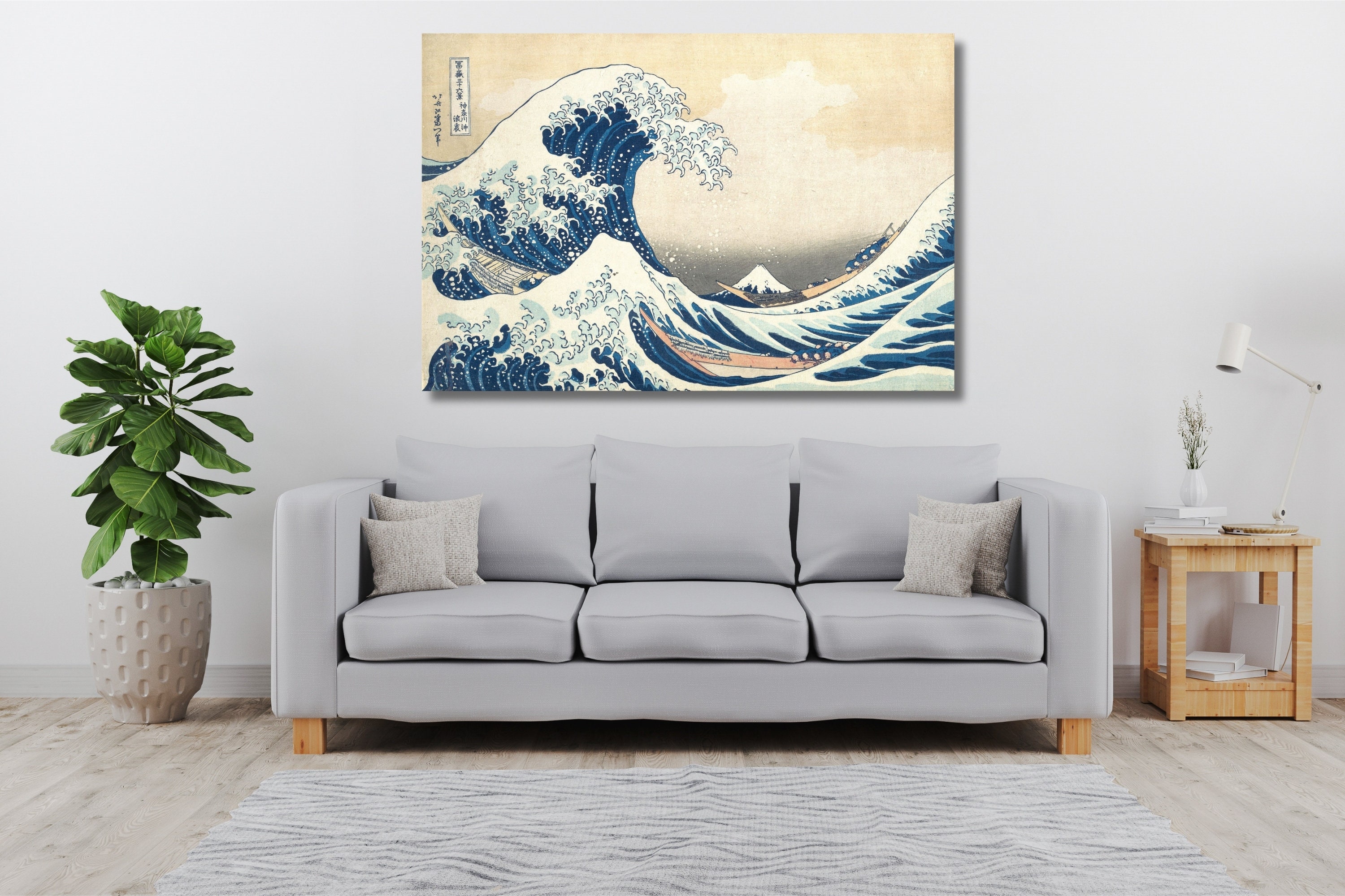 Kanagawa the Great Wave Canvas Wall Art|the Great Wave off Kanagawa by ...