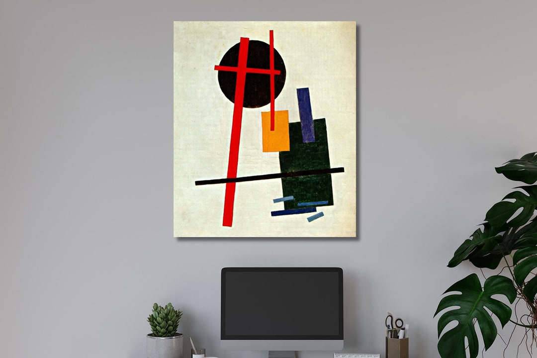 Kazimir Malevich Suprematism Abstract Poster Canvas Print,cubist ...