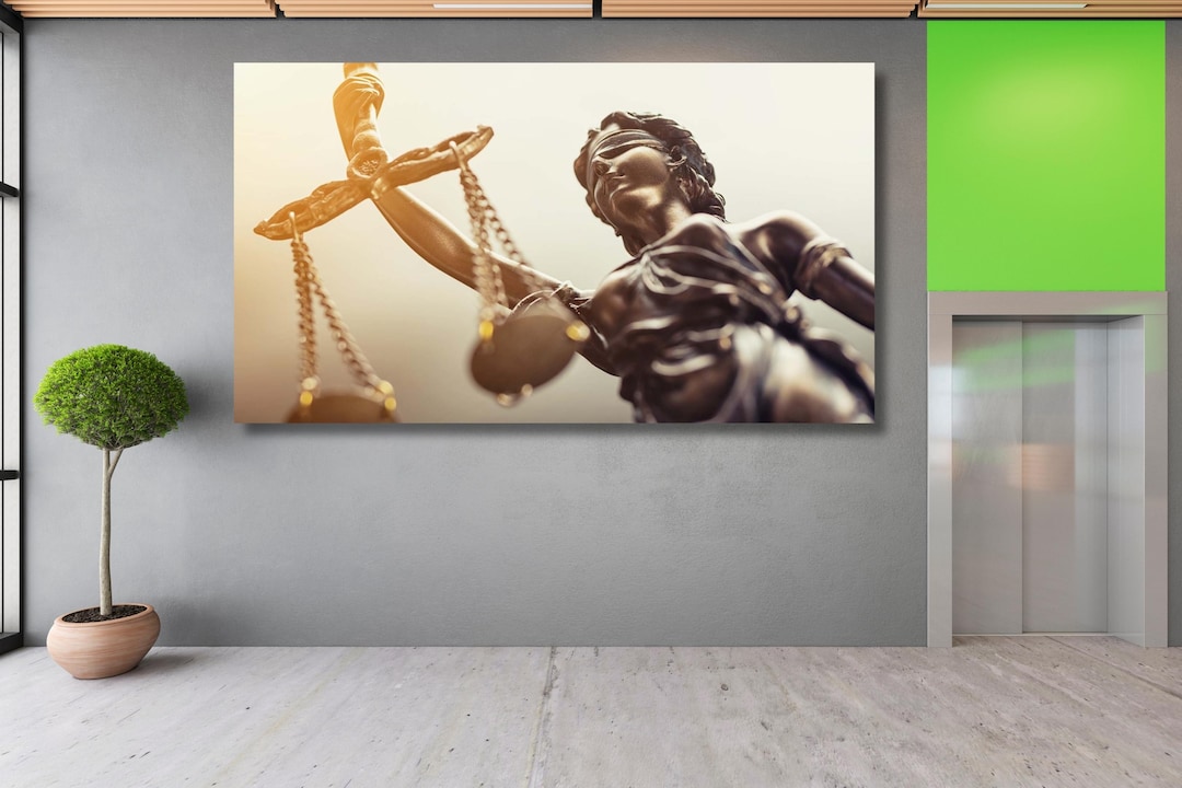 Themis Wall Decor,lawyer’s Office Decor Poster Print,wall Decor for Law ...