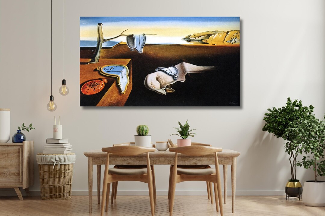 The Persistence of Memory by Salvador Dalí Canvas Print,dali Art,iconic ...