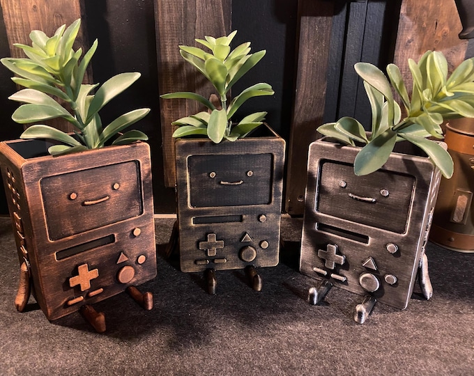 Super Mario Planter Color| Gamer Succulent Planters Concrete | Warp ...