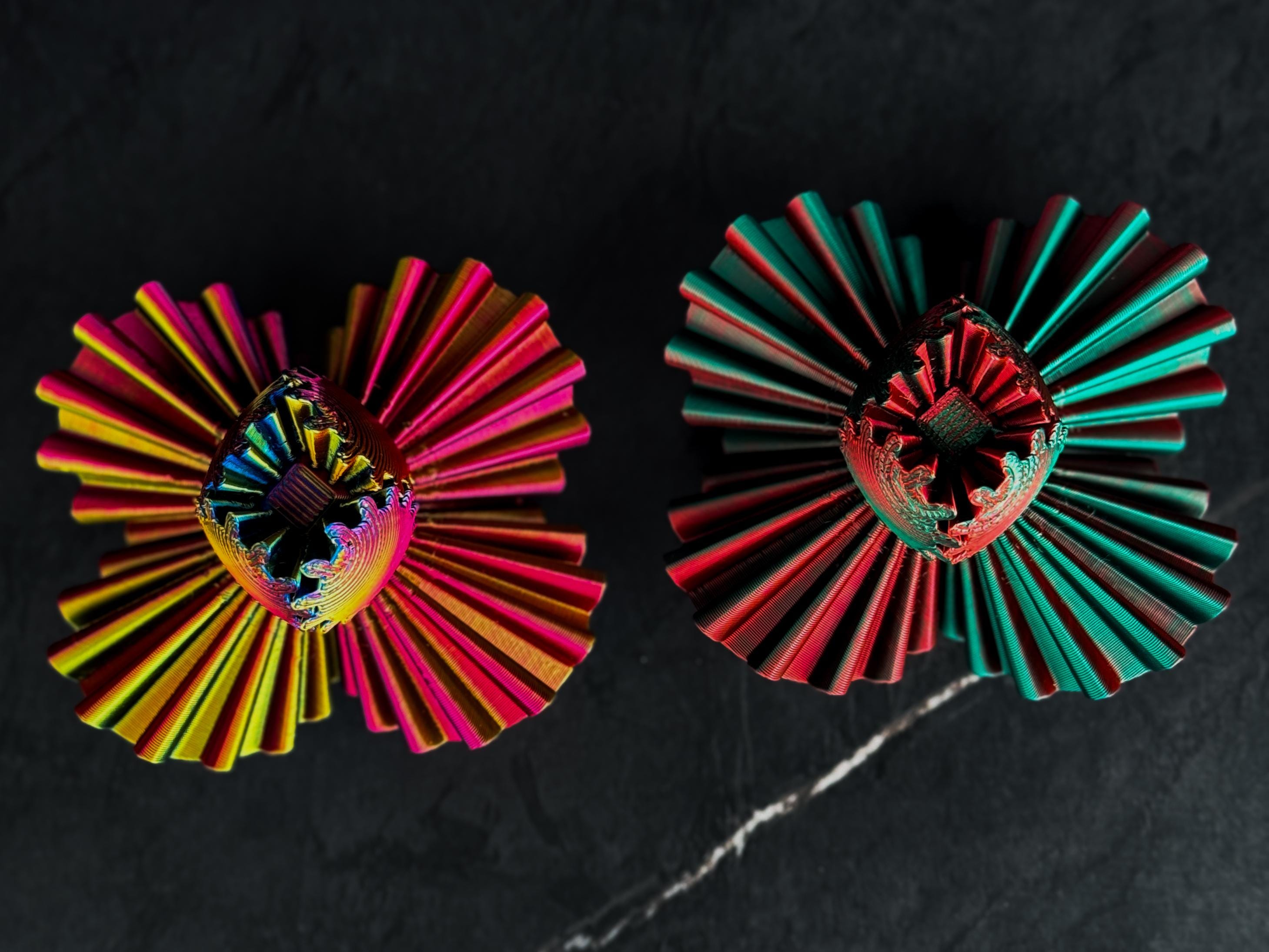 3D Printed Gear Ball, Expander Fidget, Gear Star, Magic Gear Ball ...