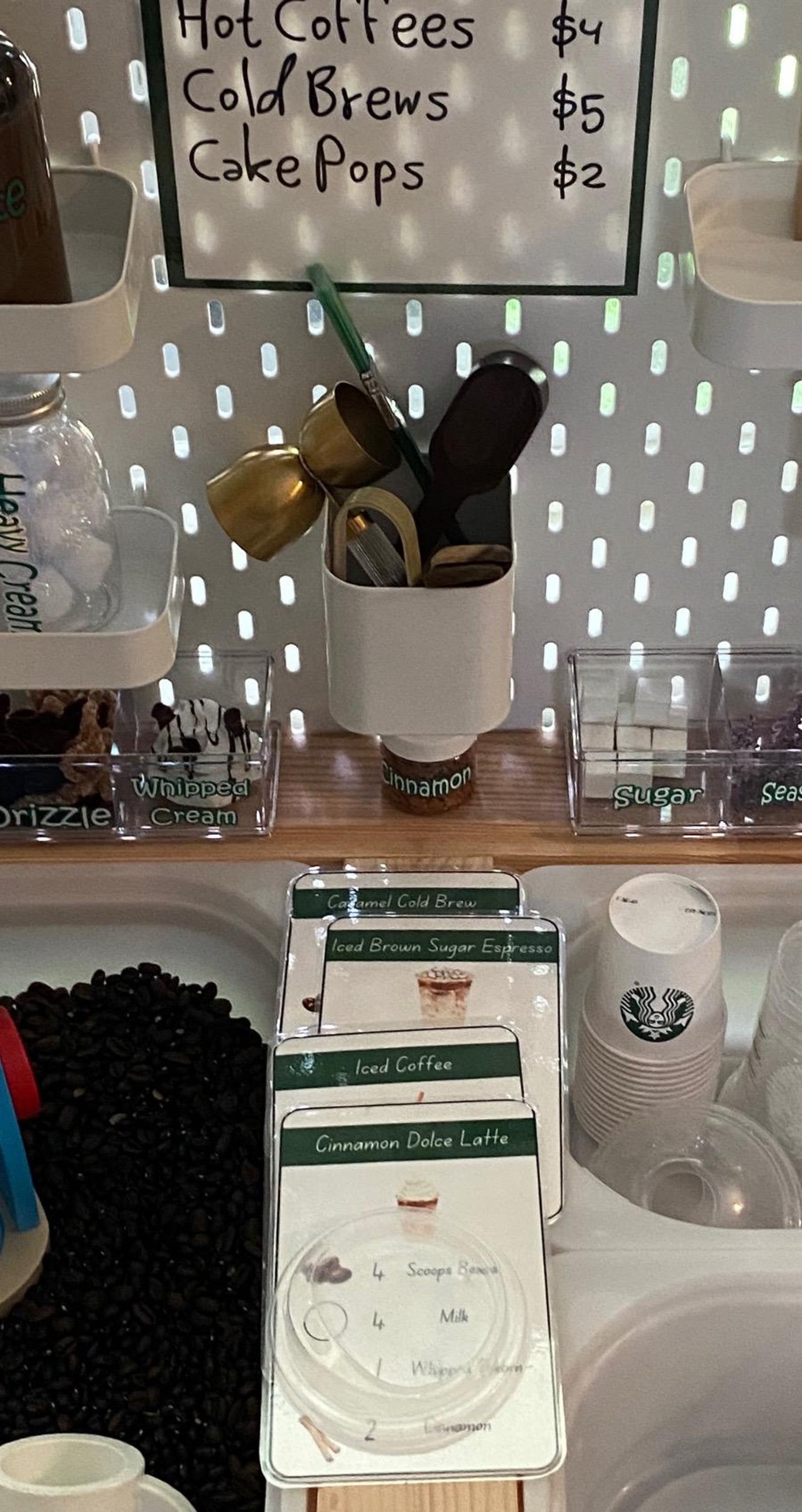 Starbucks Inspired Dramatic Play Recipe Cards - Etsy