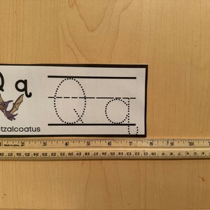 Dinosaur Alphabet Tracing Cards - Etsy