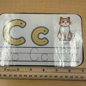 Medium Alphabet Tracing Cards - Etsy