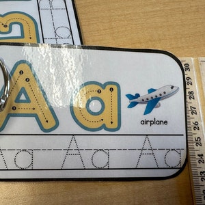 Small Alphabet Tracing Cards - Etsy