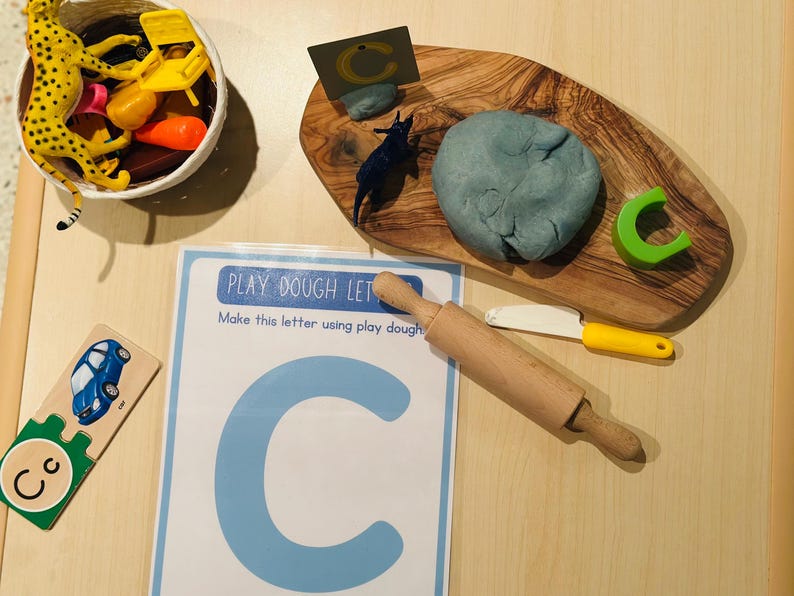 Digital Playdough Mats for Letter Recognition (A-Z) - Etsy