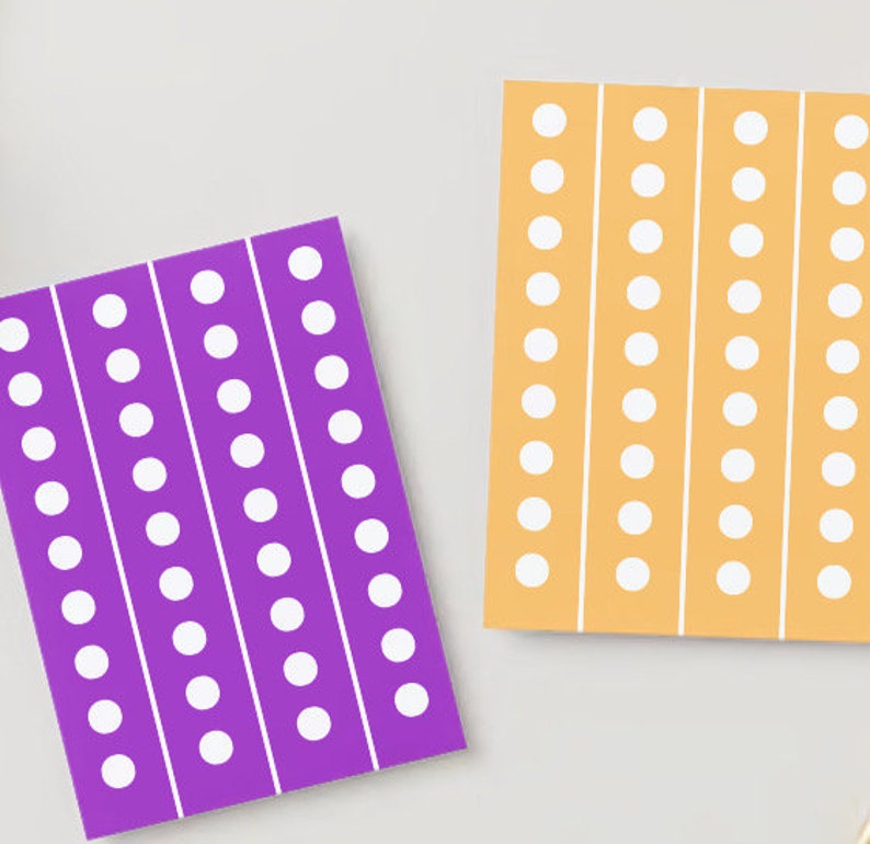 Fine Motor Development Punch Strips for Preschoolers - Etsy