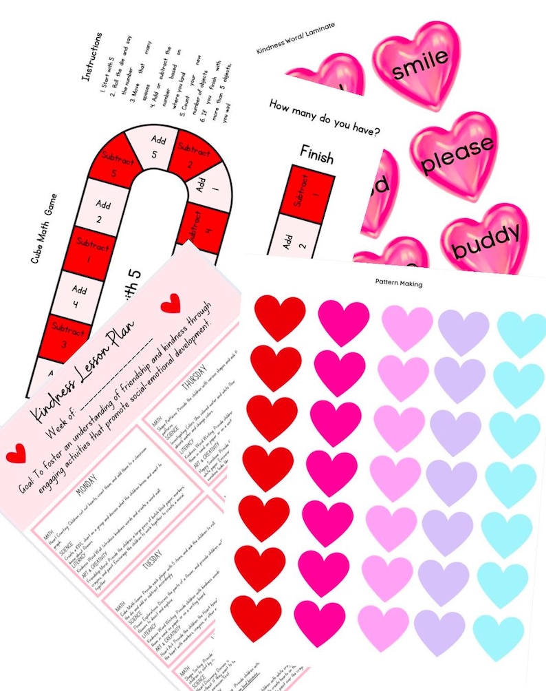 Kindness Lesson Plan - Etsy