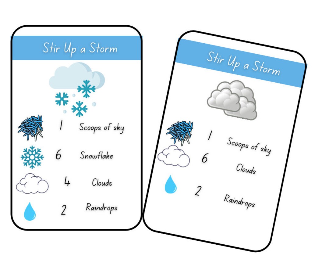 Sensory Bin Cards - Etsy