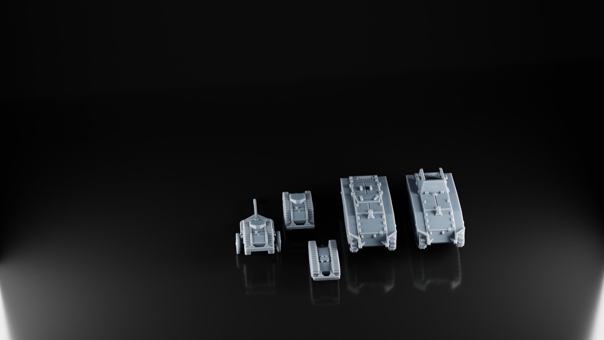 GOLIATH SPRINGER WW2 German Tracked Mine 3d Modern Warfare/wargames 1/ ...