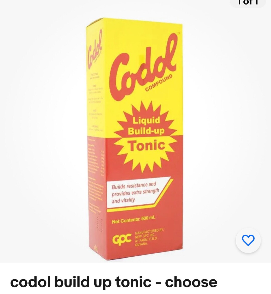 Codol Build up Tonic 500ml X 1 - Etsy UK