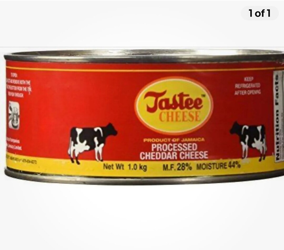 Jamaican Tastee Cheddar Cheese 1KG X 1 - Etsy UK