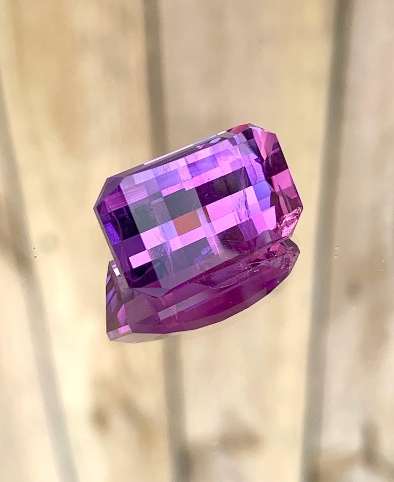 15.07ct Pixel Cut Amethyst. - Etsy Australia